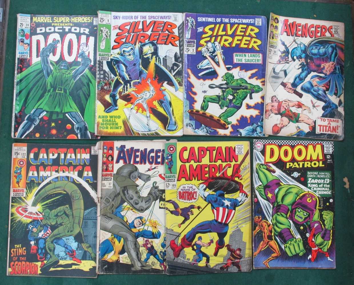 Lot 463 - Eight Comics by Marvel, DC to include