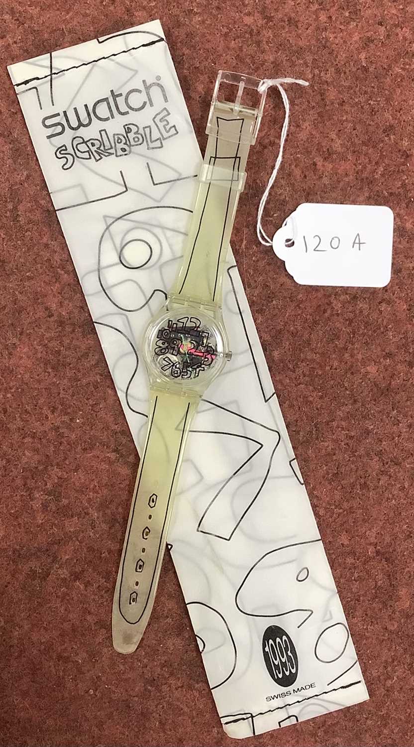 Lot 120 - Swatch - Scribble Wristwatch 1993, in