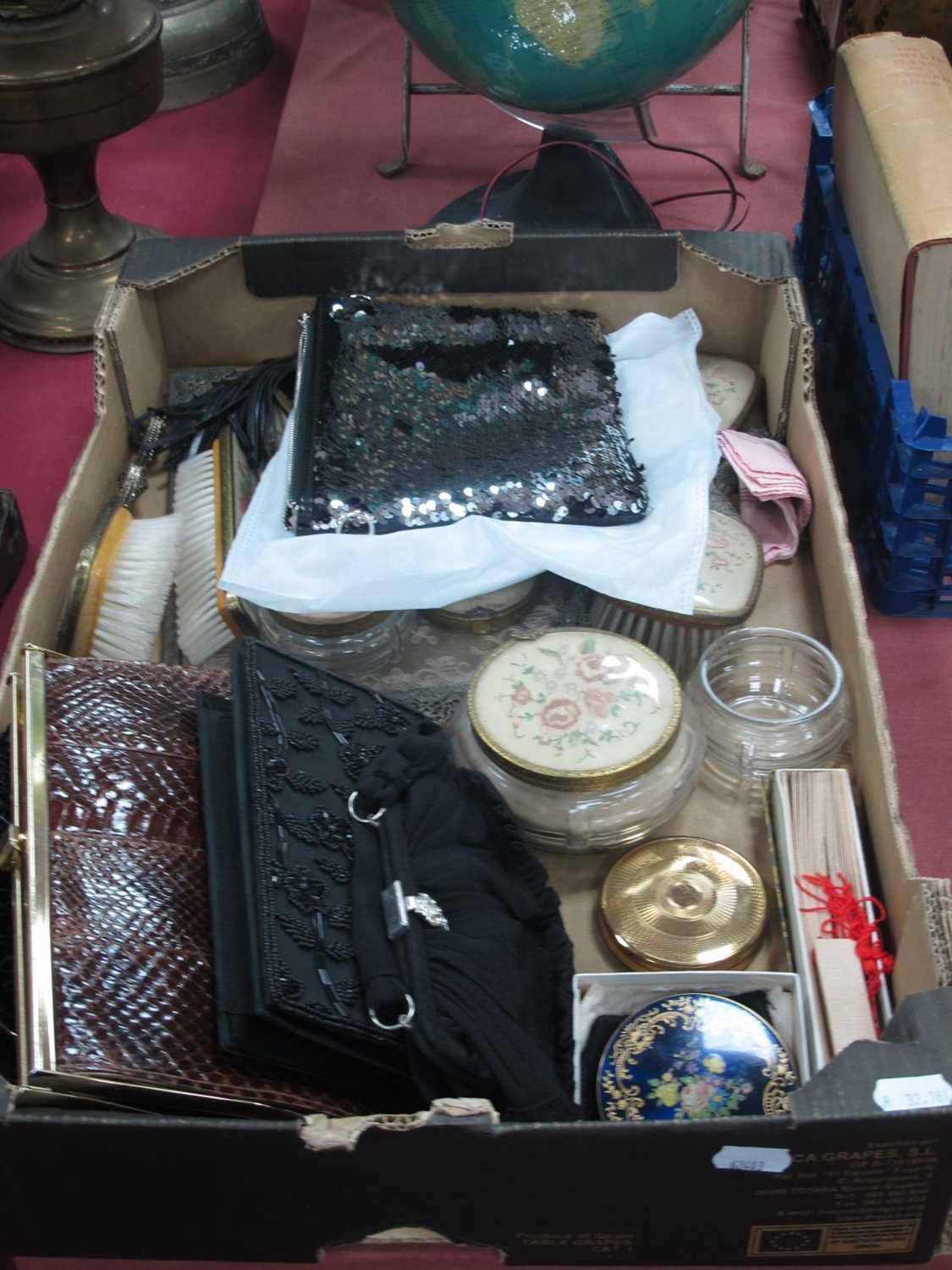 Lot 1404 - Dressing Table Trinkets with Embroidery