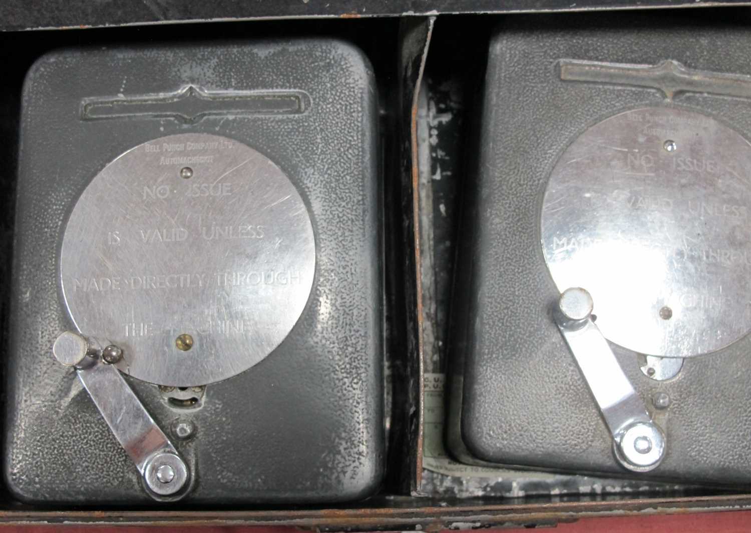 Lot 1393 - Bell Punch Company Automacheckit Machines,