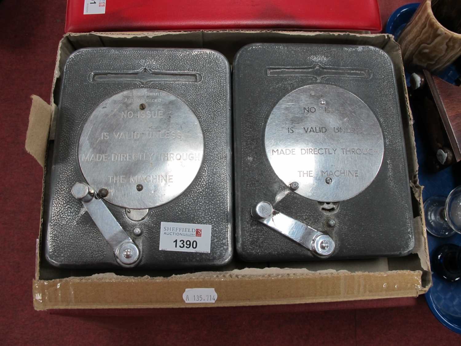 Lot 1390 - Bell Punch Company Automacheckit Machines,