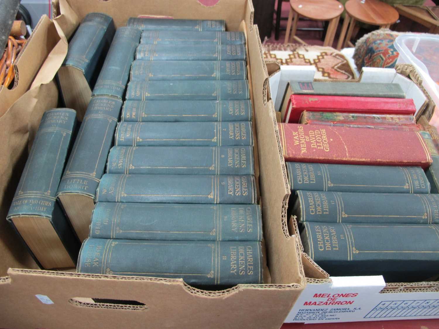 Lot 1050 - Charles Dickens Library, eighteen volumes