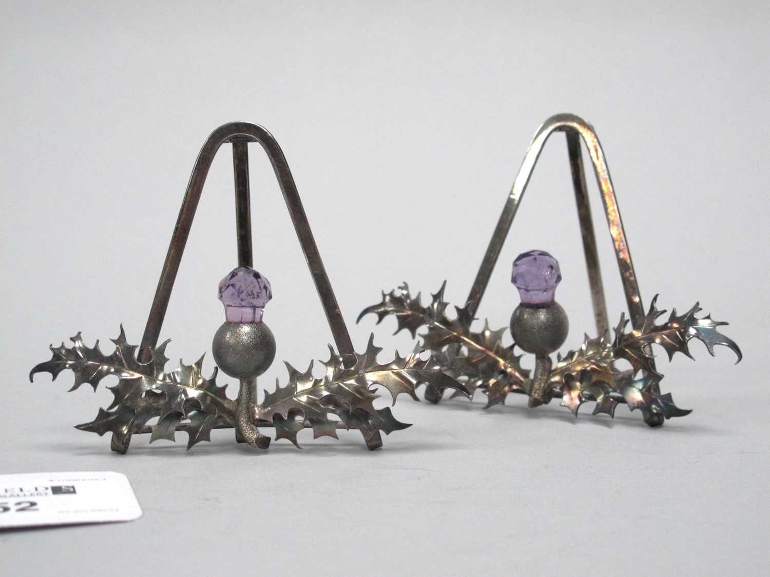 Lot 52 - William Robb Ballater; A Pair of Hallmarked