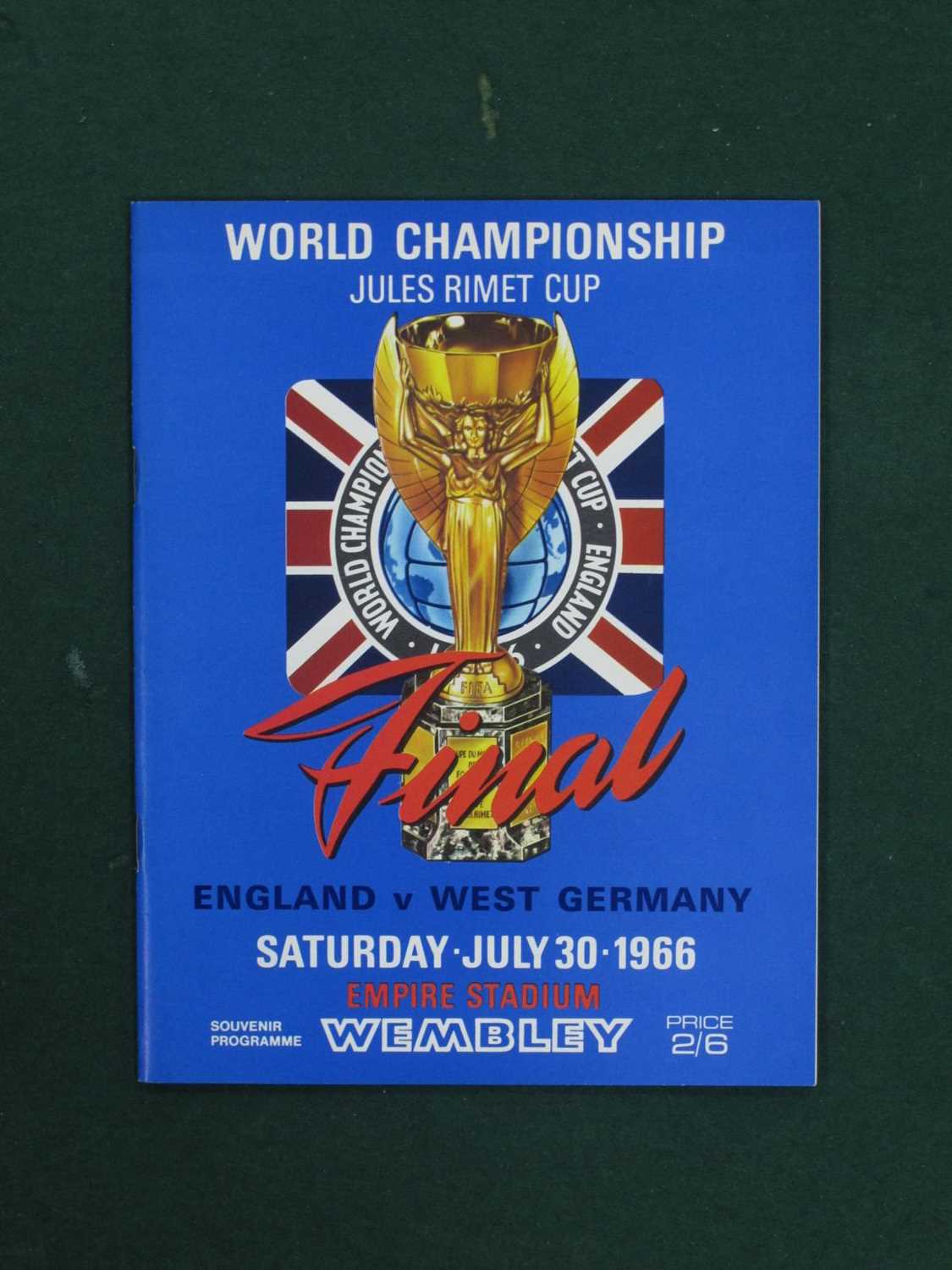 Lot 593 - 1966 World Cup Final Programme England v.
