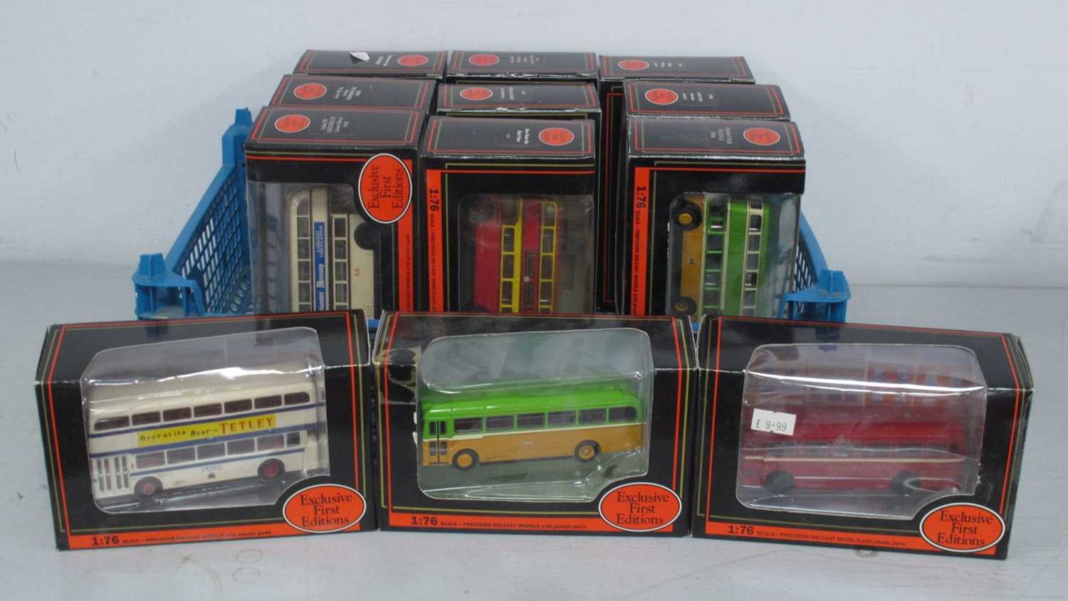 Lot 447 - Twelve 1:76th Scale Diecast Model Buses by