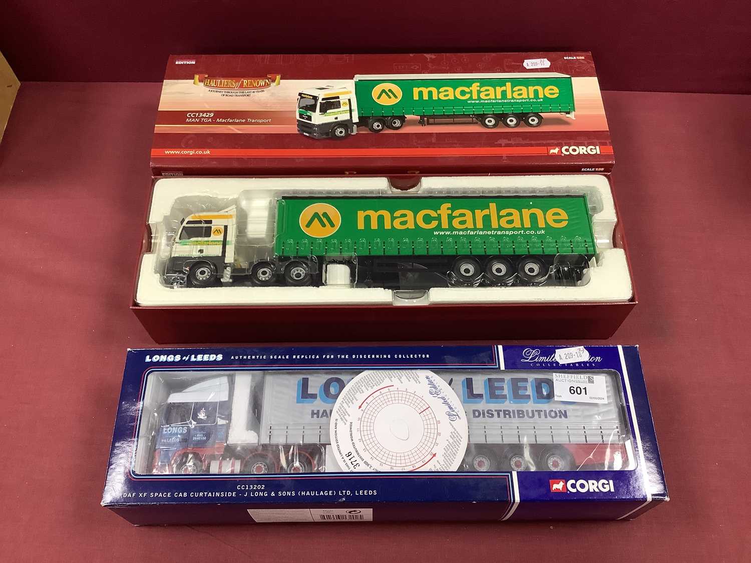 Lot 601 - Two Corgi 1:50th Scale Diecast Model