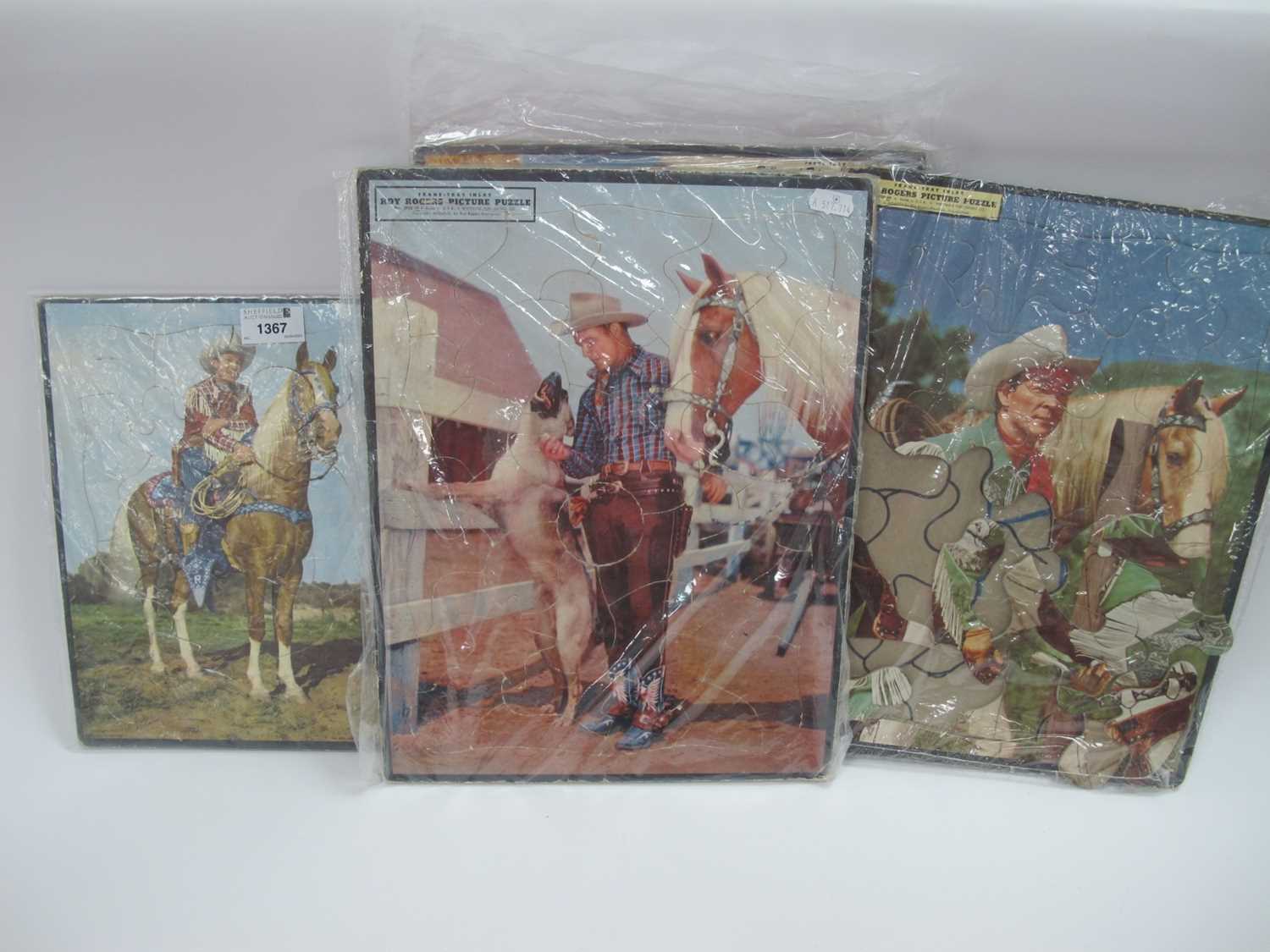 Lot 1367 - Roy Rogers Picture Puzzles, 'Frame-Tray