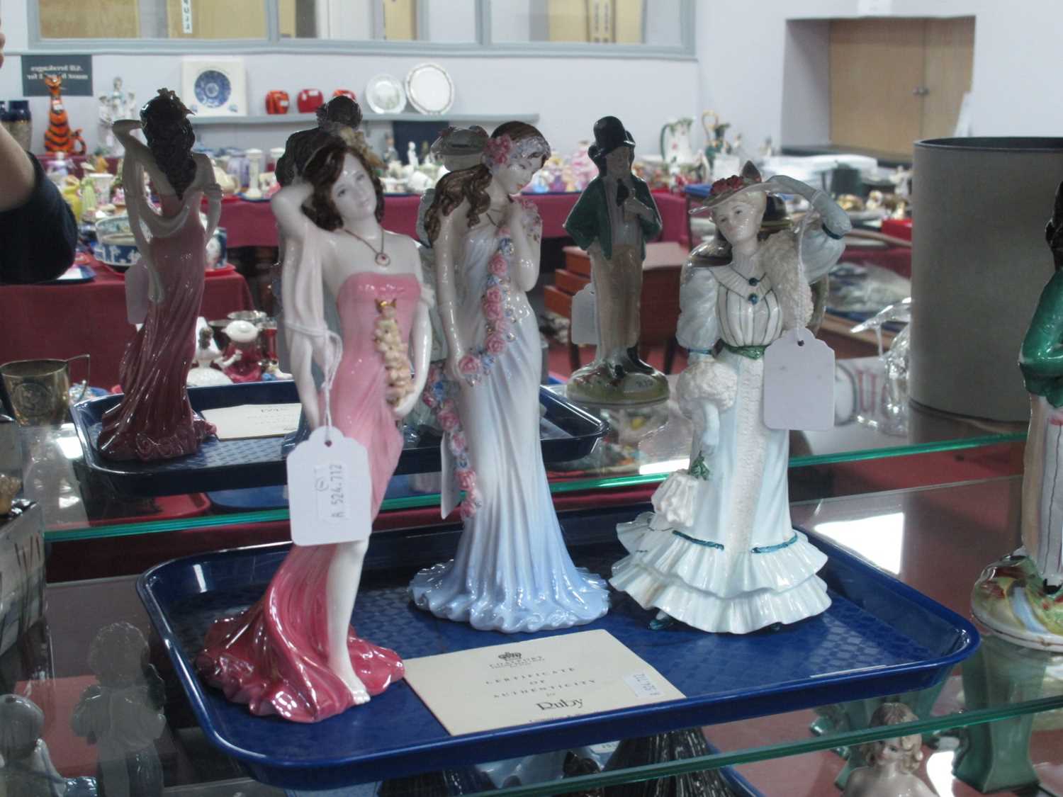 Lot 1272 - Colaport Figurines - 'Sapphire', 'Ruby'