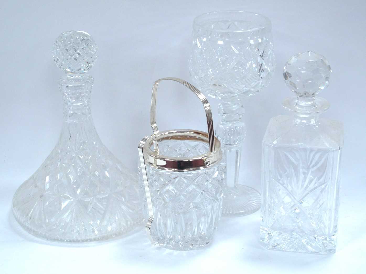 Lot 1185 - Glassware to include Royale County hand cut