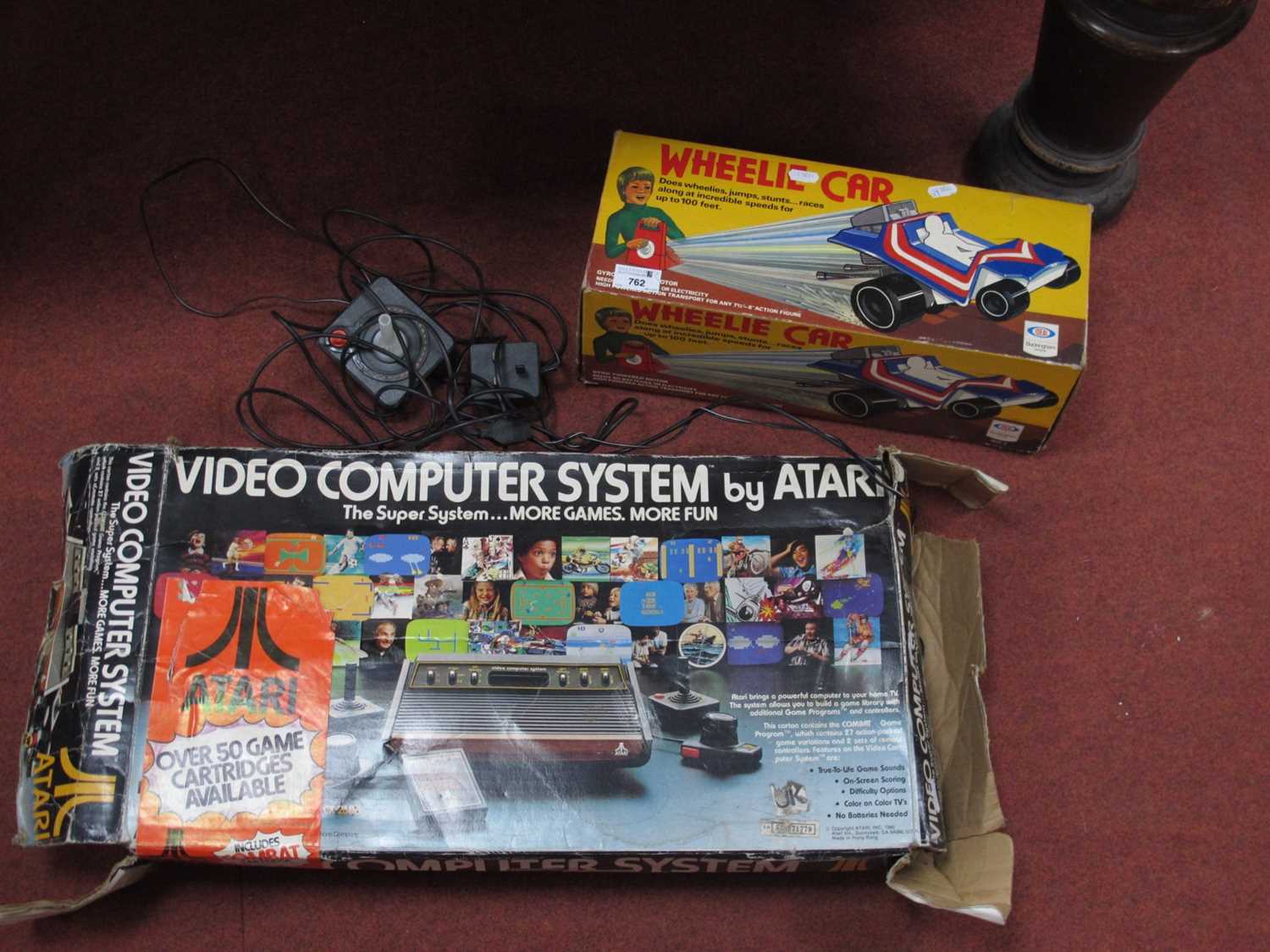 Lot 762 - A boxed Atari Video Computer System, dusty