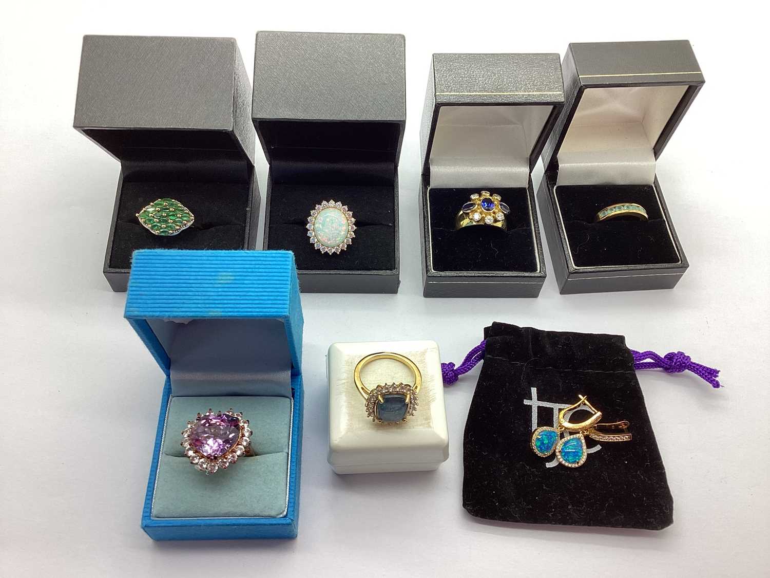 Lot 277 - A Selection of Modern Gilt Coloured "925"