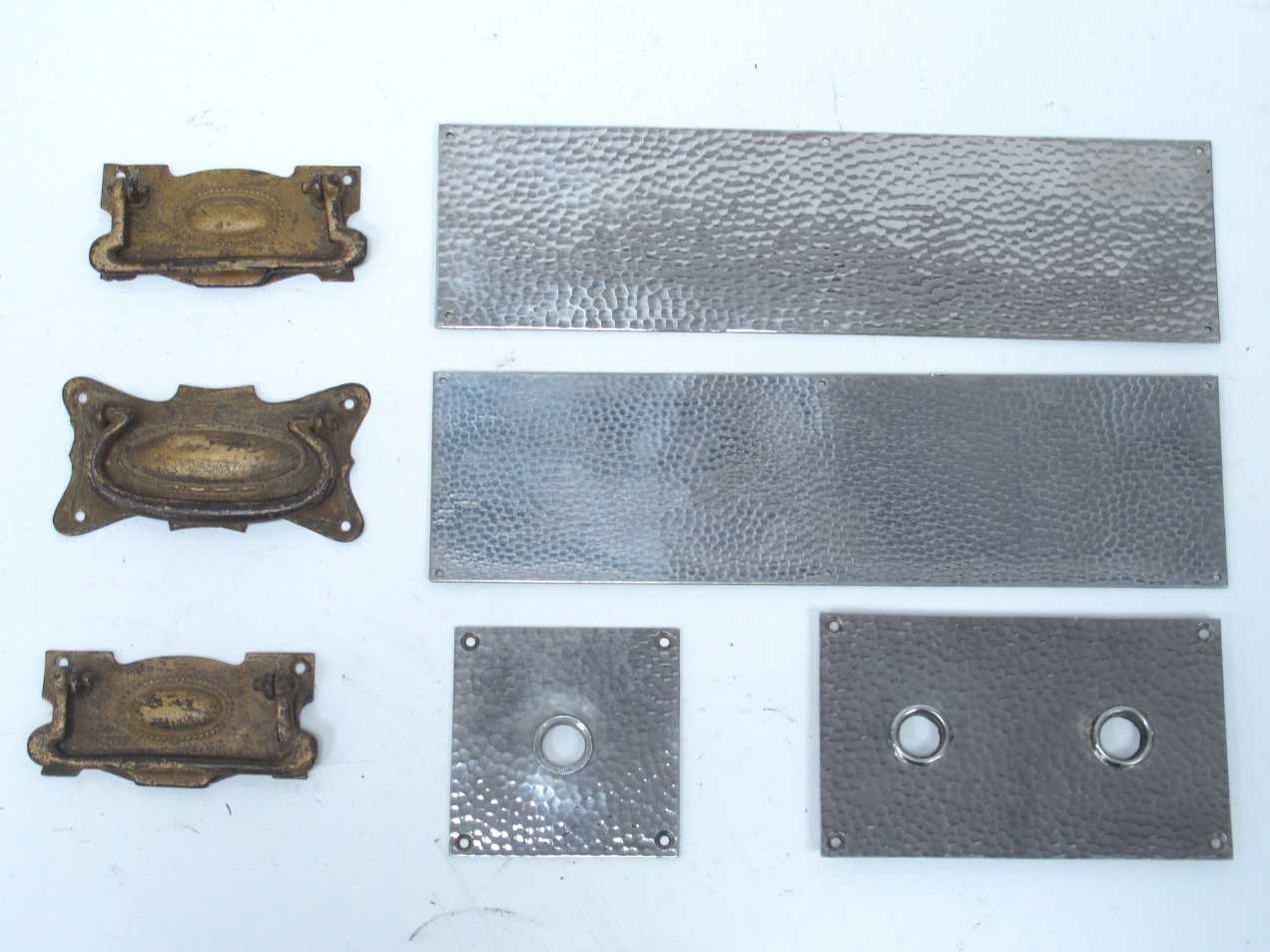 Lot 1407 - Pair of Art Deco Rectangular Planished