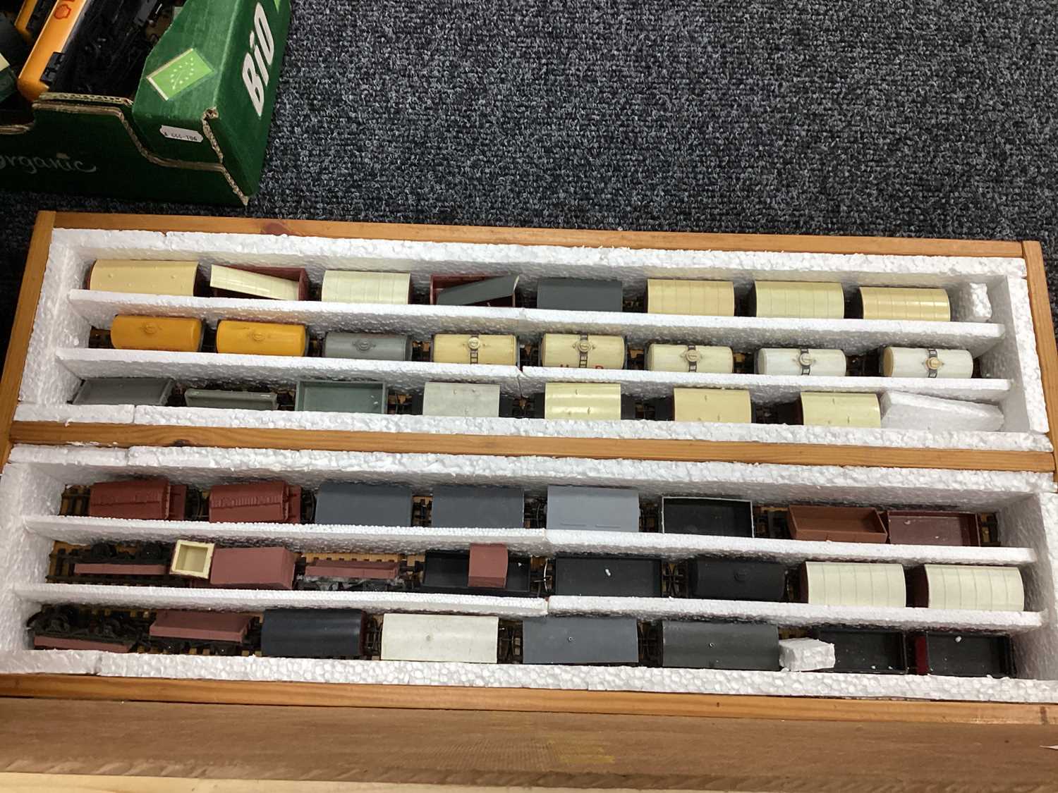 Lot 105 - Original Tri-ang TT rolling stock, playworn,