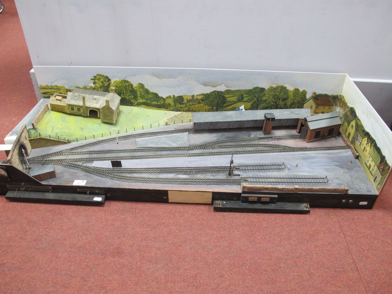 Lot 612 - A scratch built "009" gauge model railway