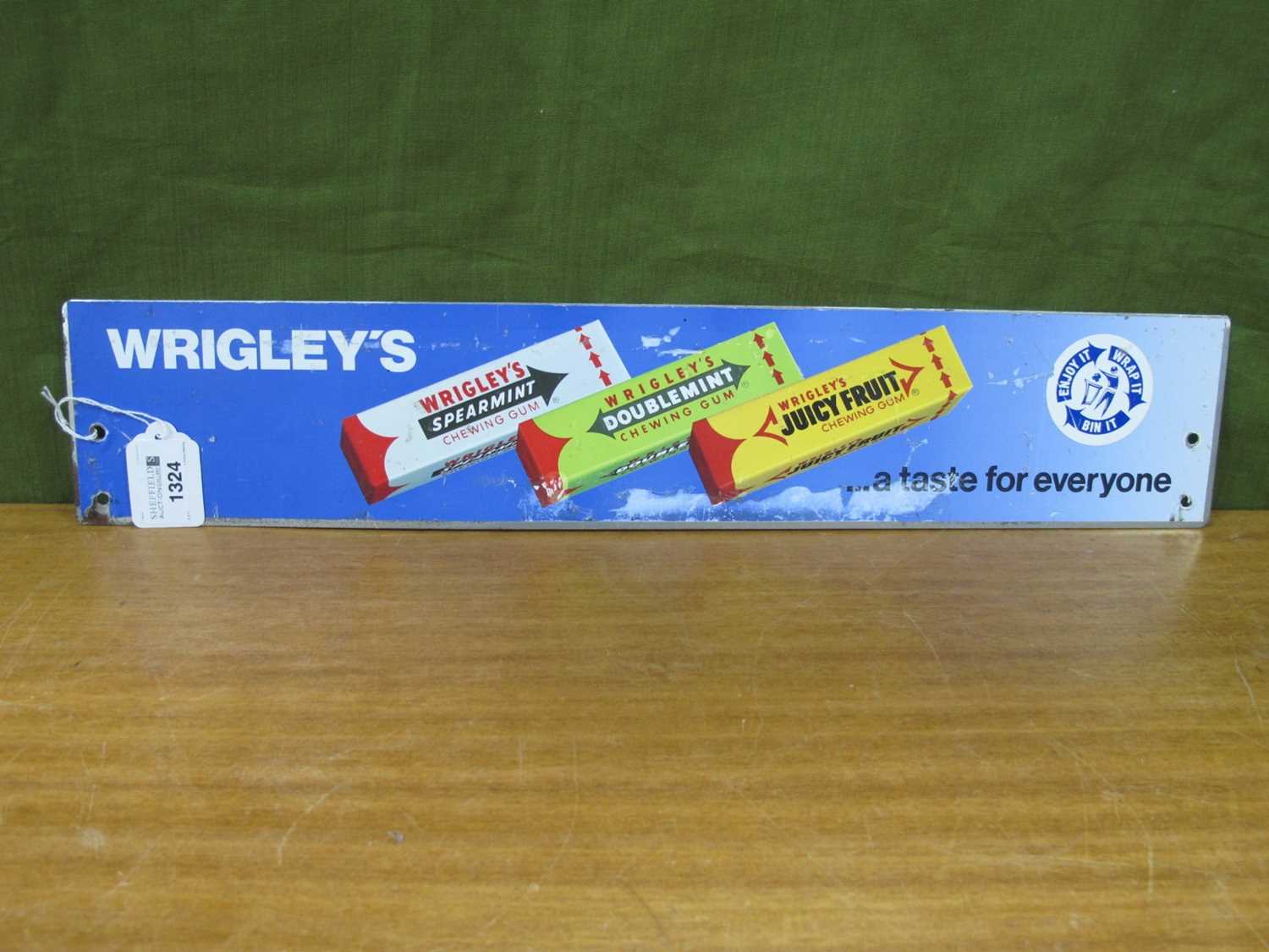 Lot 1324 - An Original Metal Advertising Sign for