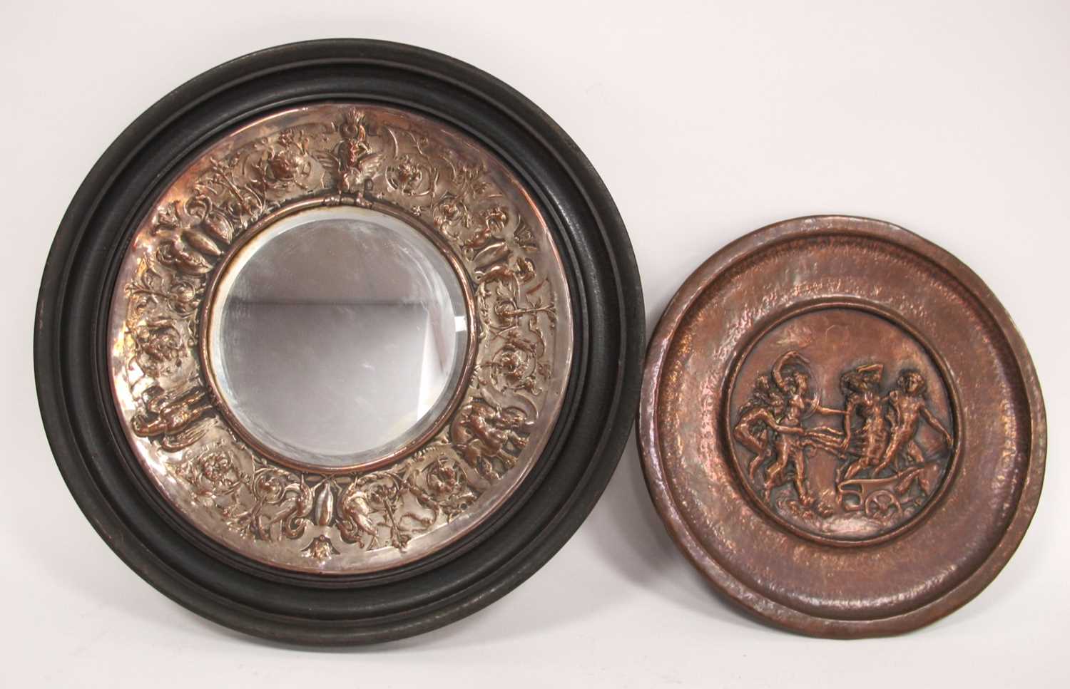 Lot 1348 - An Early XX Century Copper Plaque, of