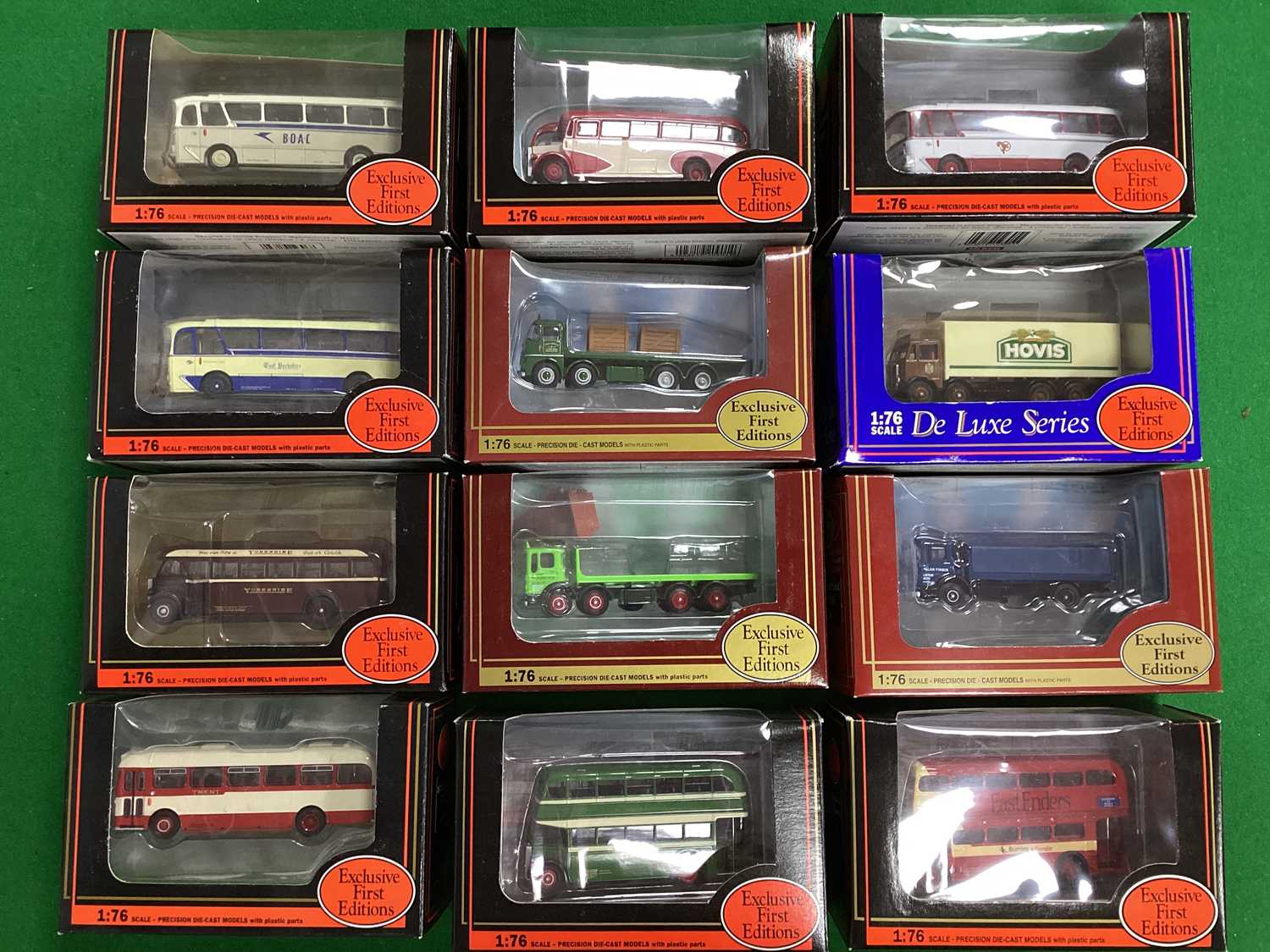 Lot 528 - Twelve 1:76th Scale Diecast Model Buses and