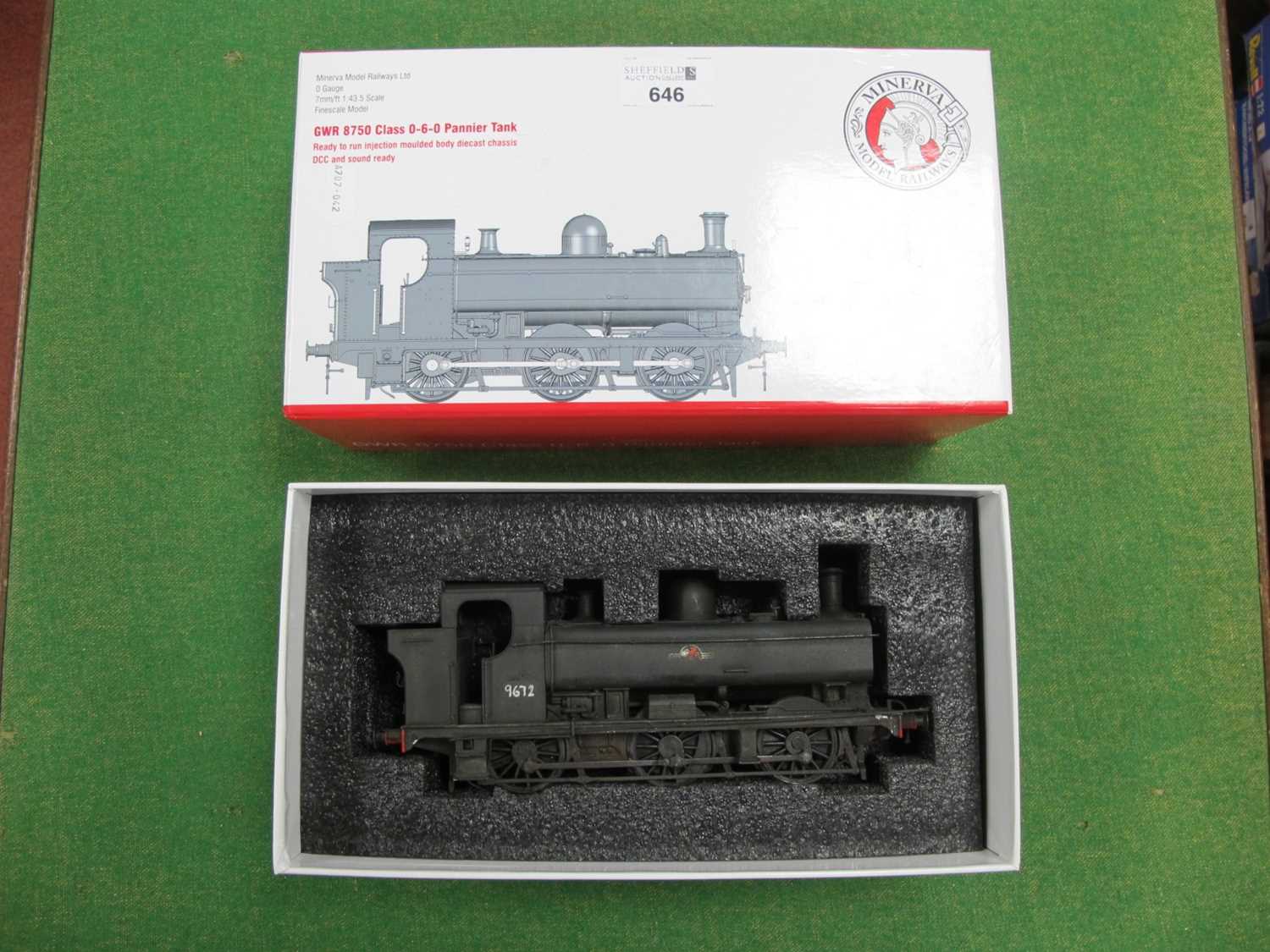Lot 646 - Minerva Models 'O'Gauge/7mm Boxed G.W.R