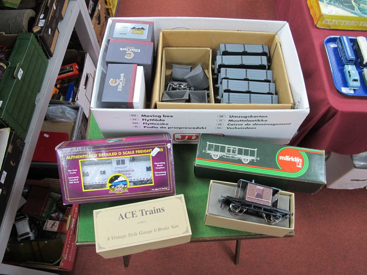 Lot 441 - Three Ellis Clark 'O'Gauge/7mm Boxed