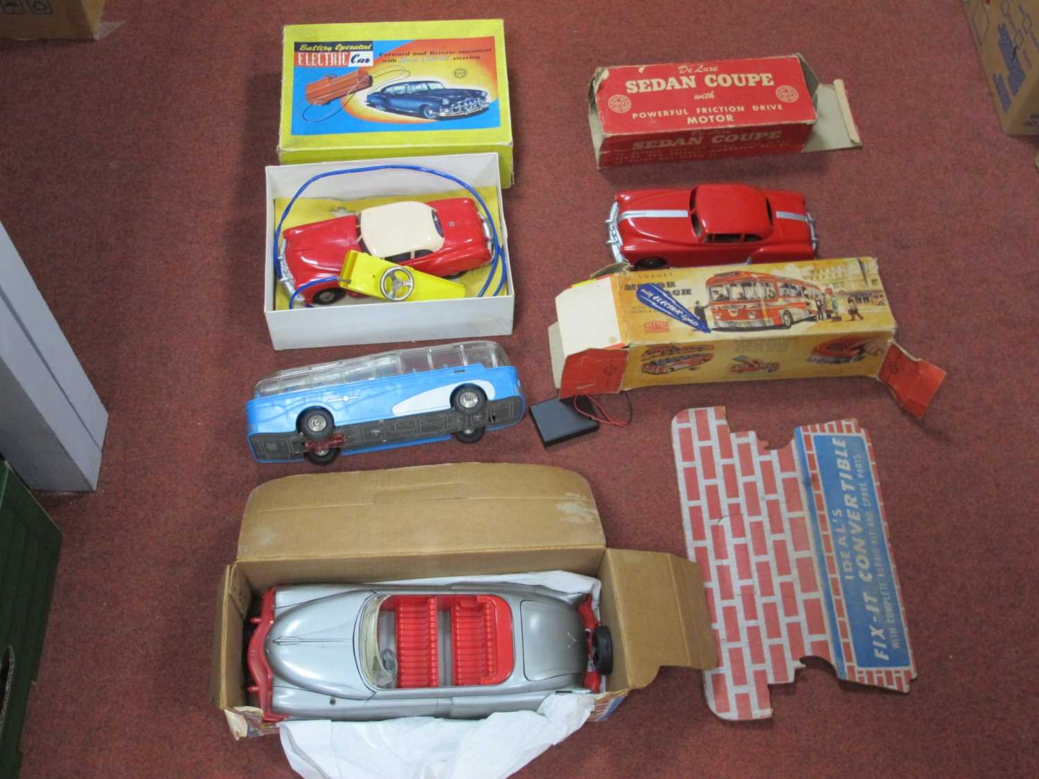 Lot 453 - 1950's or 1960's Plastic Vehicles, by Marx,