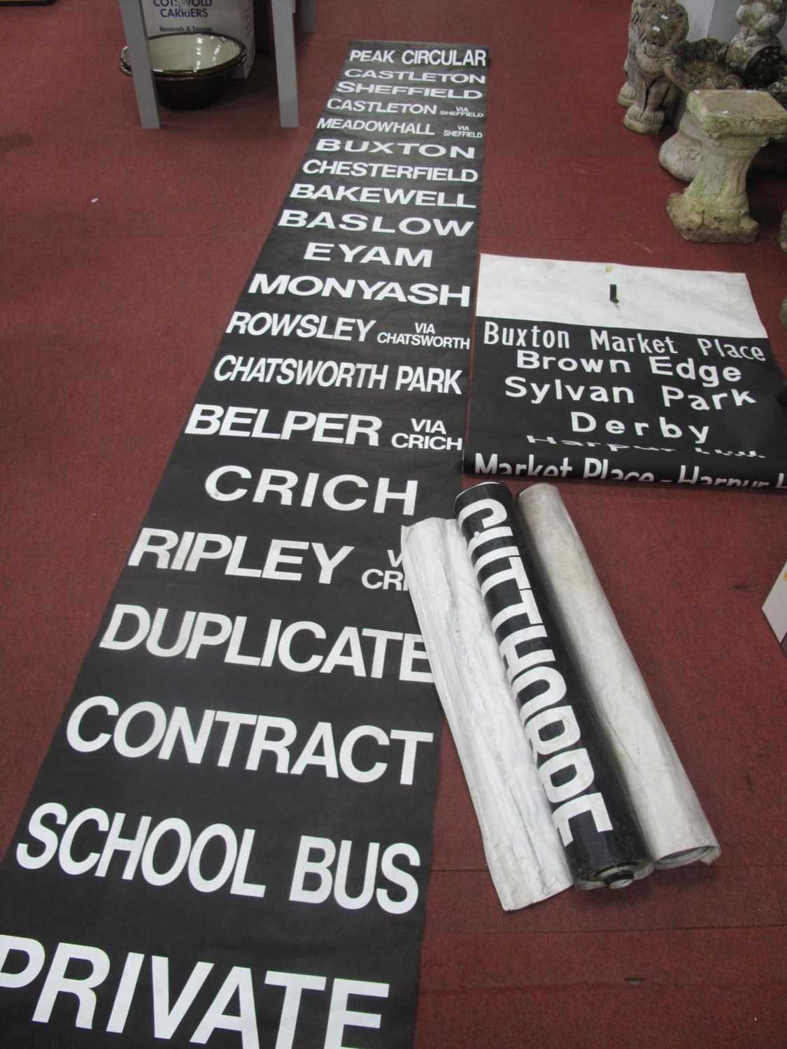 Lot 1376 - Bus/Tram Destination Rolls Circa 1980's,