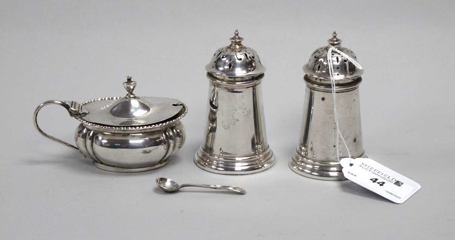 Lot 44 - A Pair of Hallmarked Silver Pepperettes,
