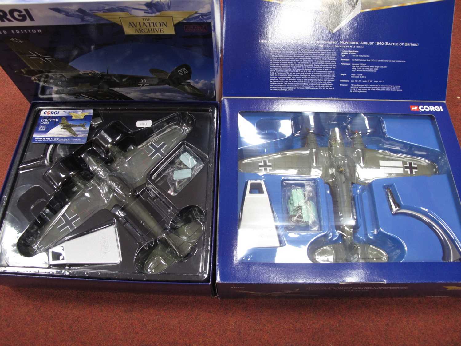 Lot 556 - Two Corgi The Aviation Archive 1:72 Scale