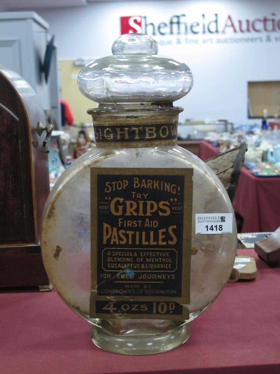 Lot 1418 - Advertising, Grips First Aid Pastilles
