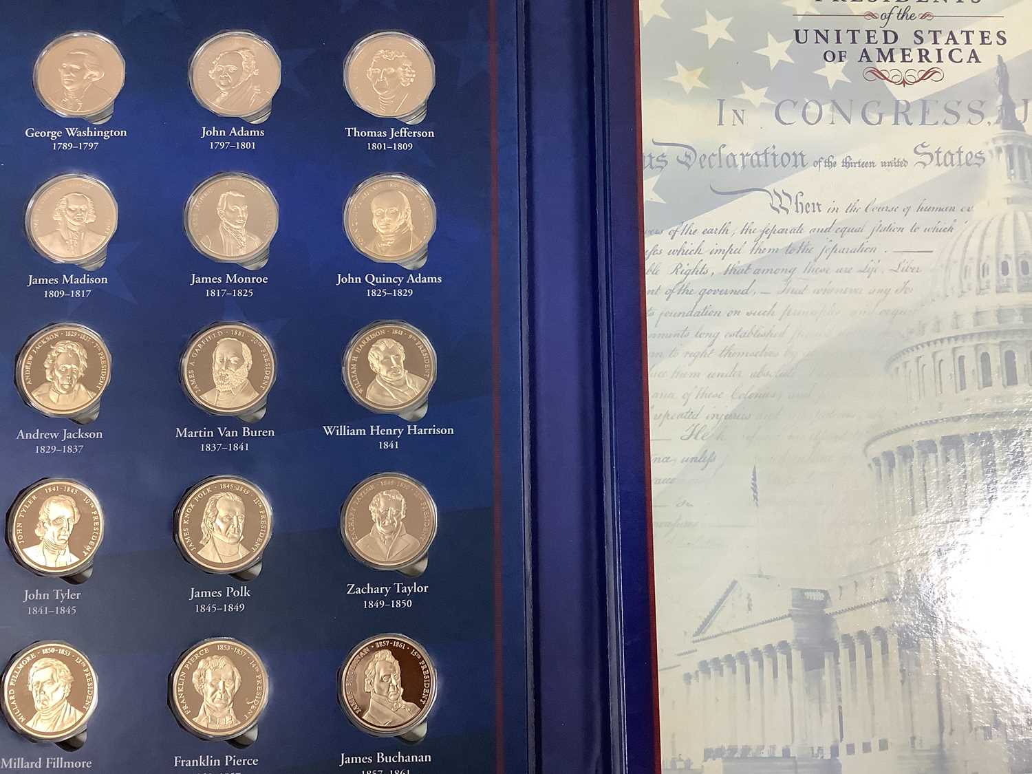 Lot 328 - The Presidents Of USA Complete Coin