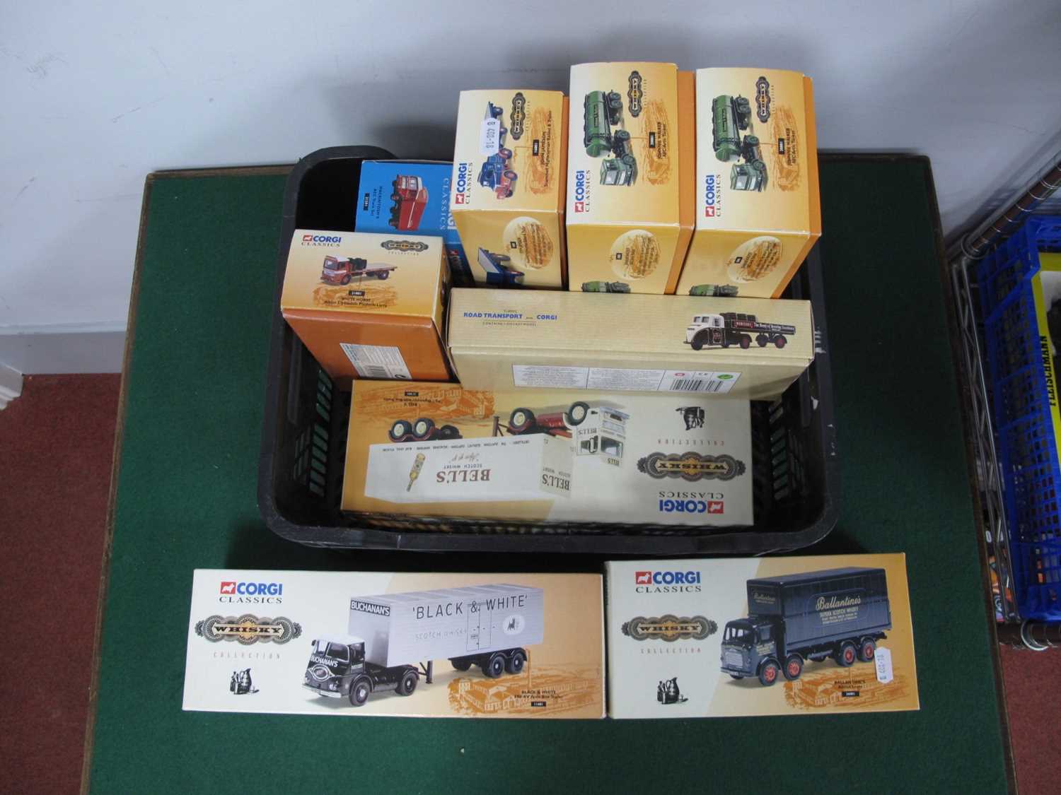 Lot 468 - Nine Corgi Diecast Model Commercial Vehicles