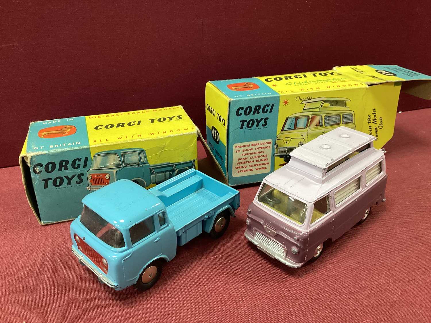 Lot 680 - Two Original Corgi Vehicles, No. 409 Forward