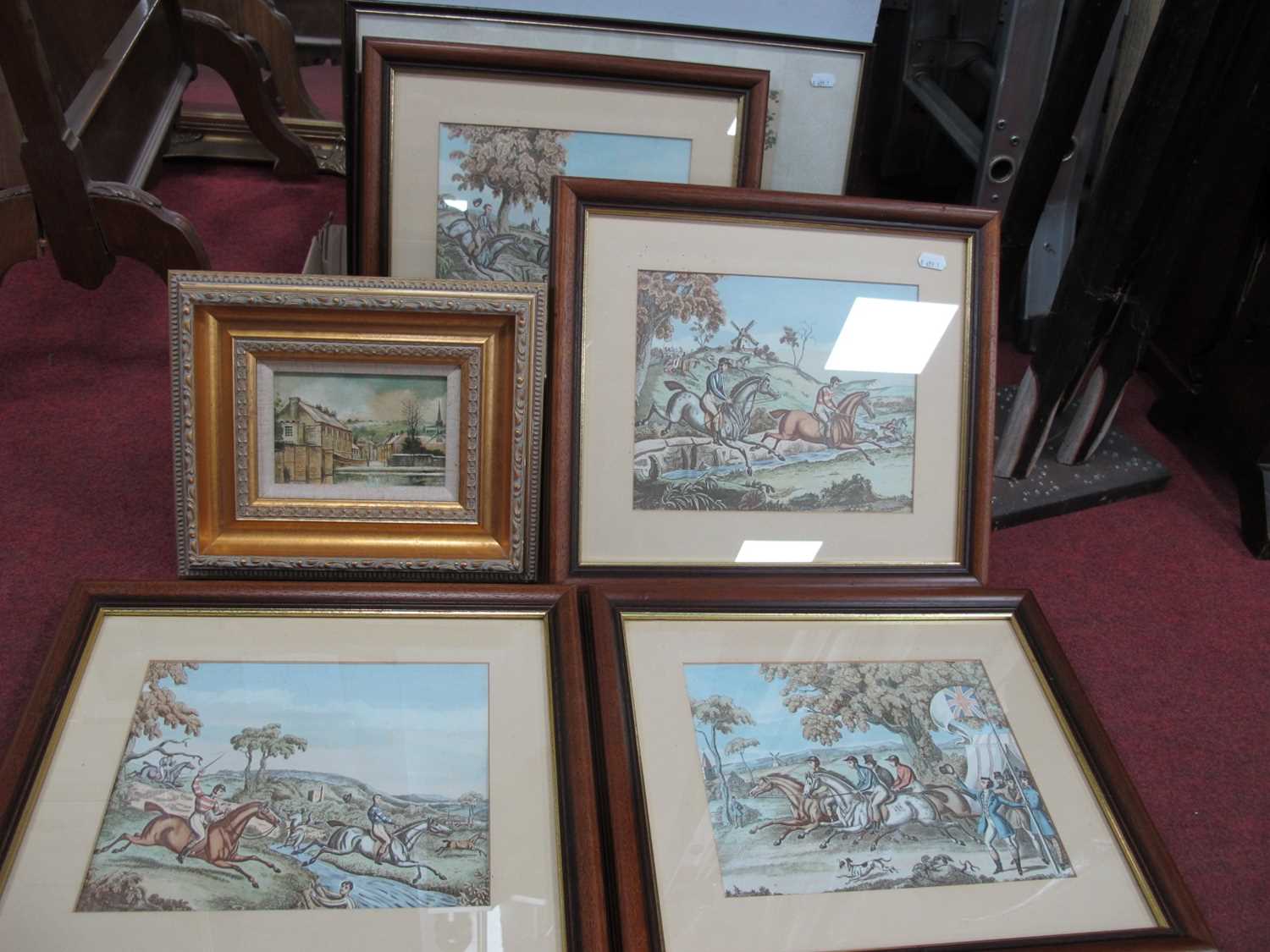 Lot 1554 - G.D Robinson, Village Scene (Bakewell?),