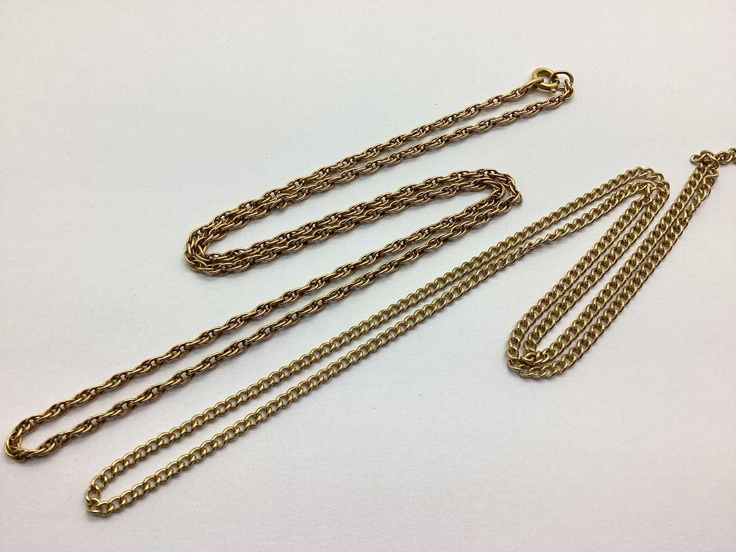 Lot 224 - A Fancy Link Chain, (clasp detached);