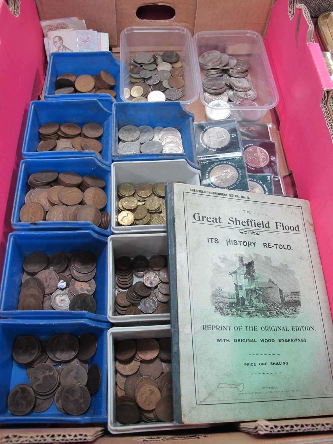 Lot 1404 - Large Collection Of Coins And Banknotes,