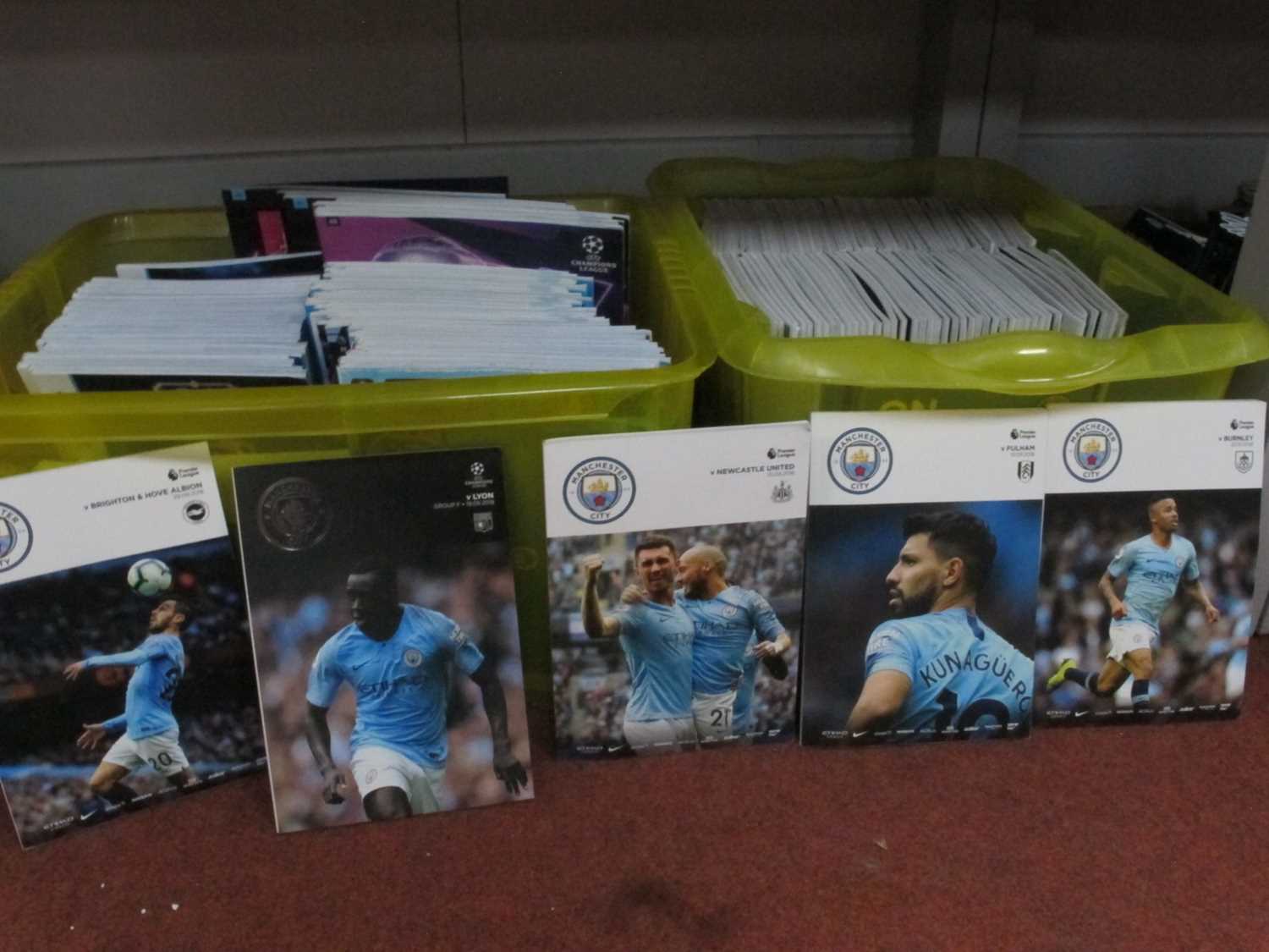 Lot 488 - Manchester City Home Programmes, 2015 and