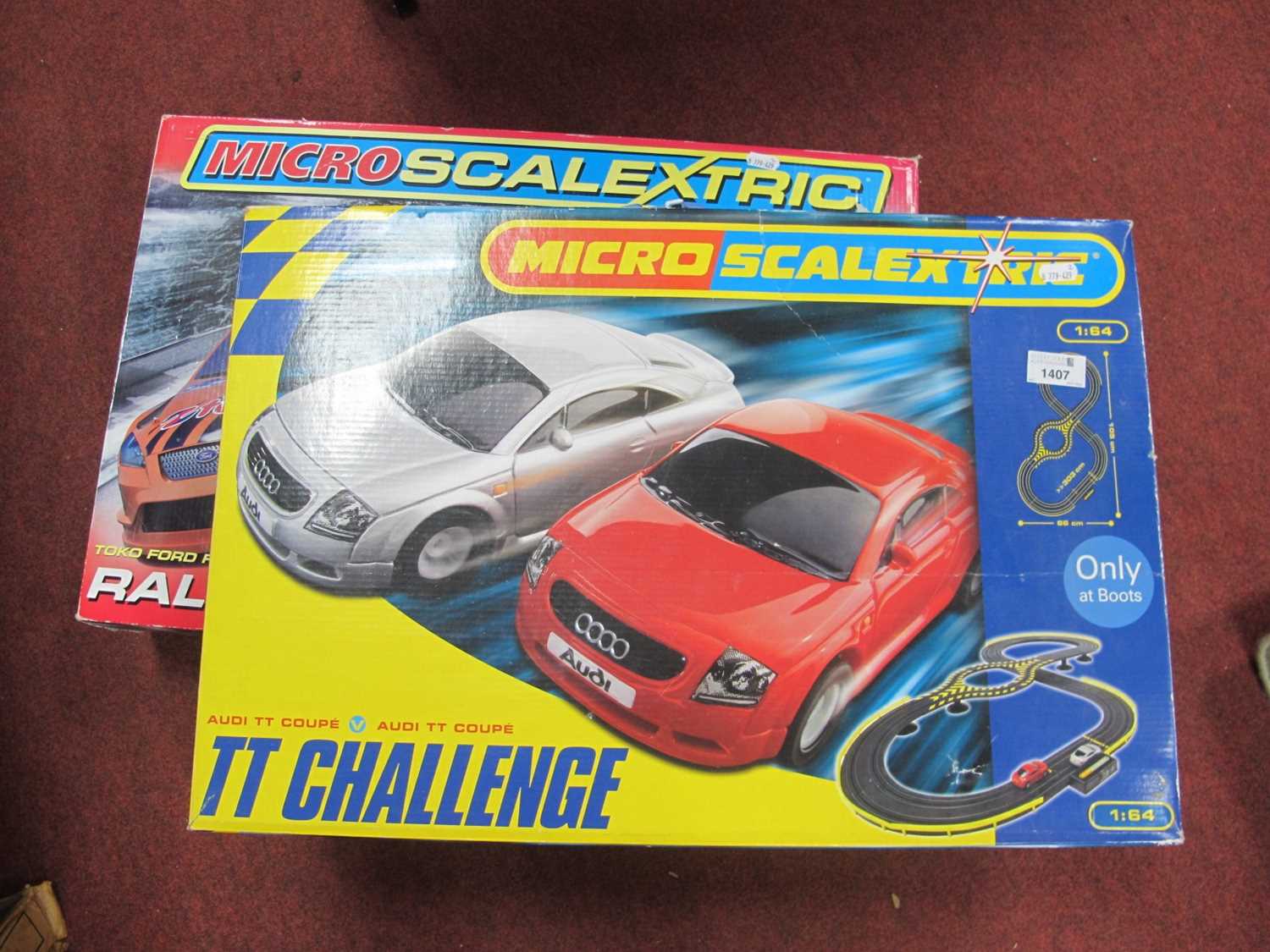 Lot 1407 - Micro Scalextric Rally Masters and TT