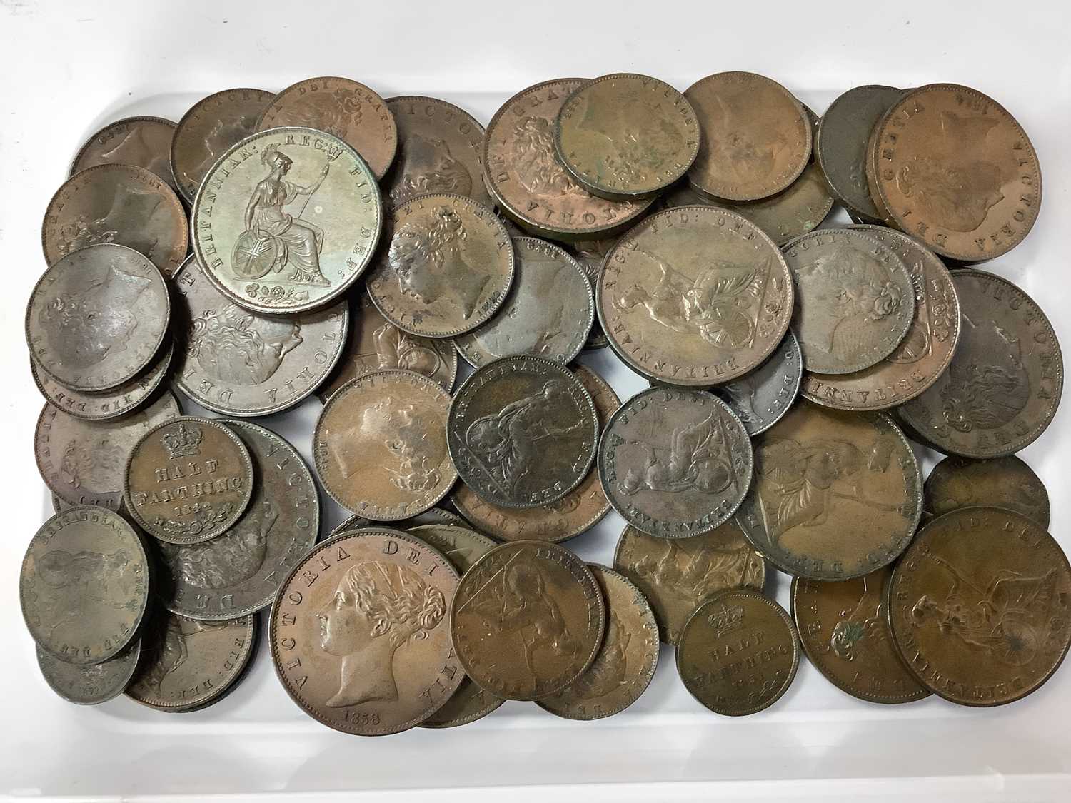 Lot 372 - Collection Of XIX Century Victorian Coins,