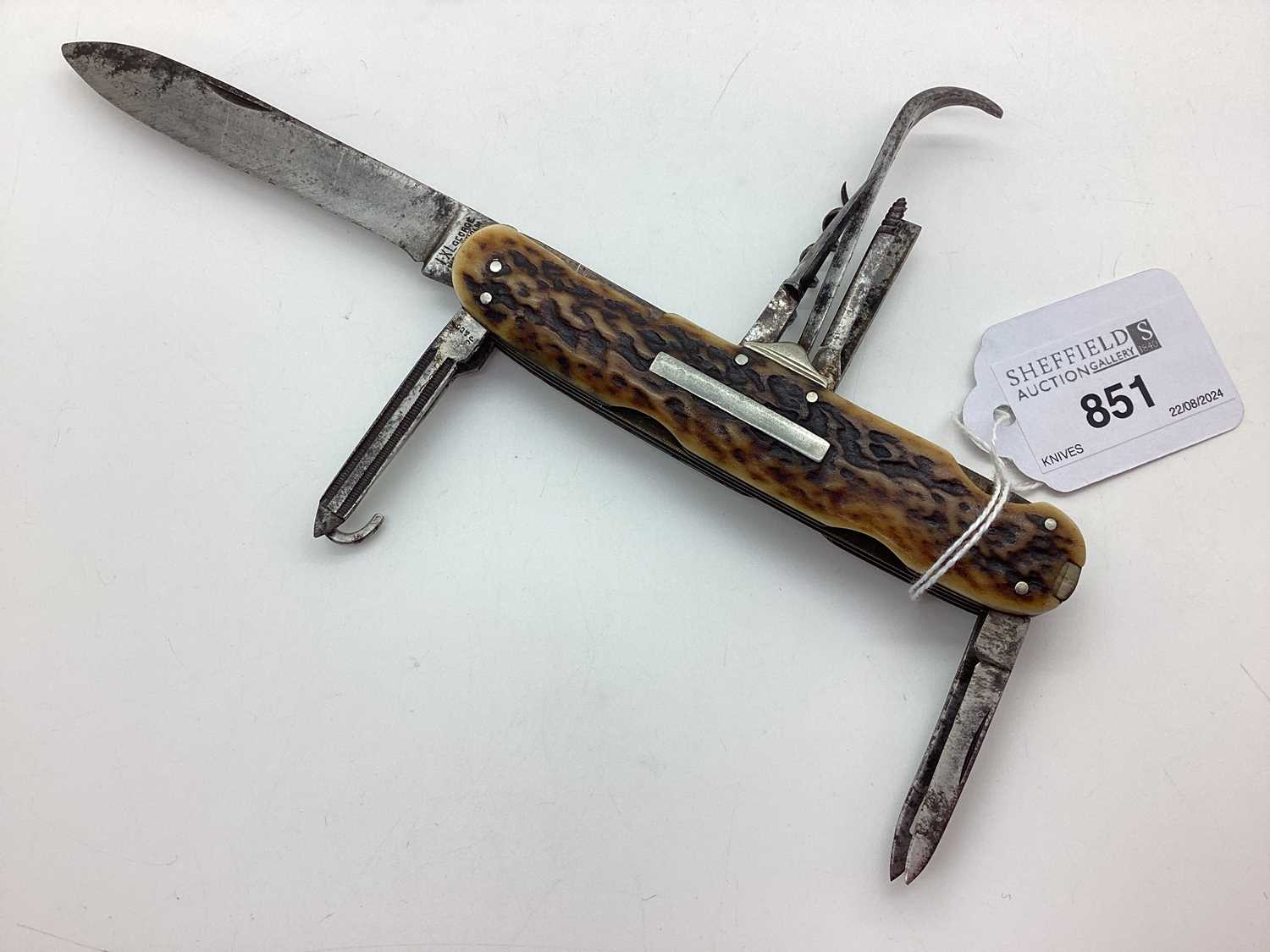 Lot 851 - Combination Multi Tool Folding Pocket Knife,