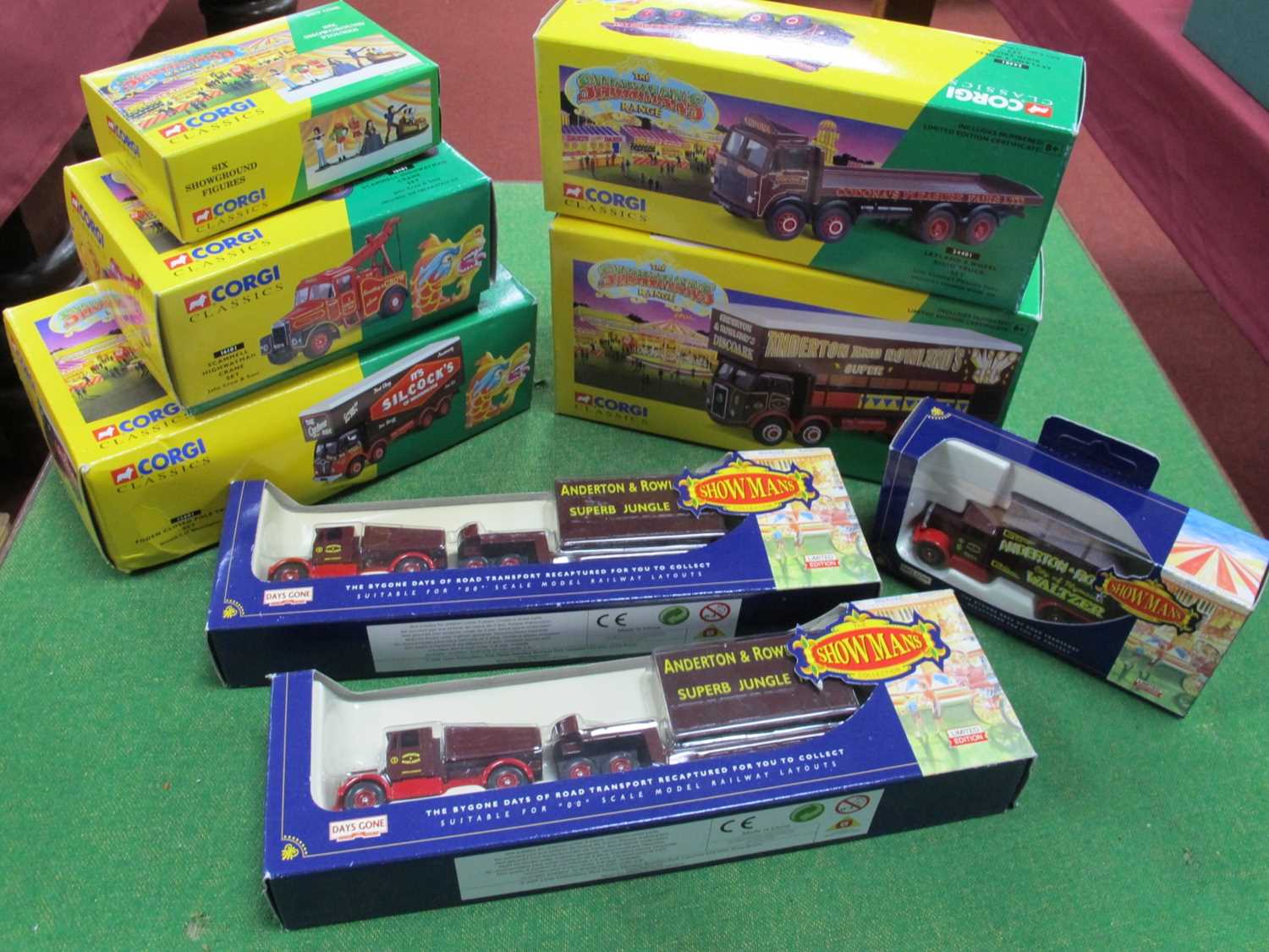Lot 672 - Eight Diecast Model Commercial Vehicles by
