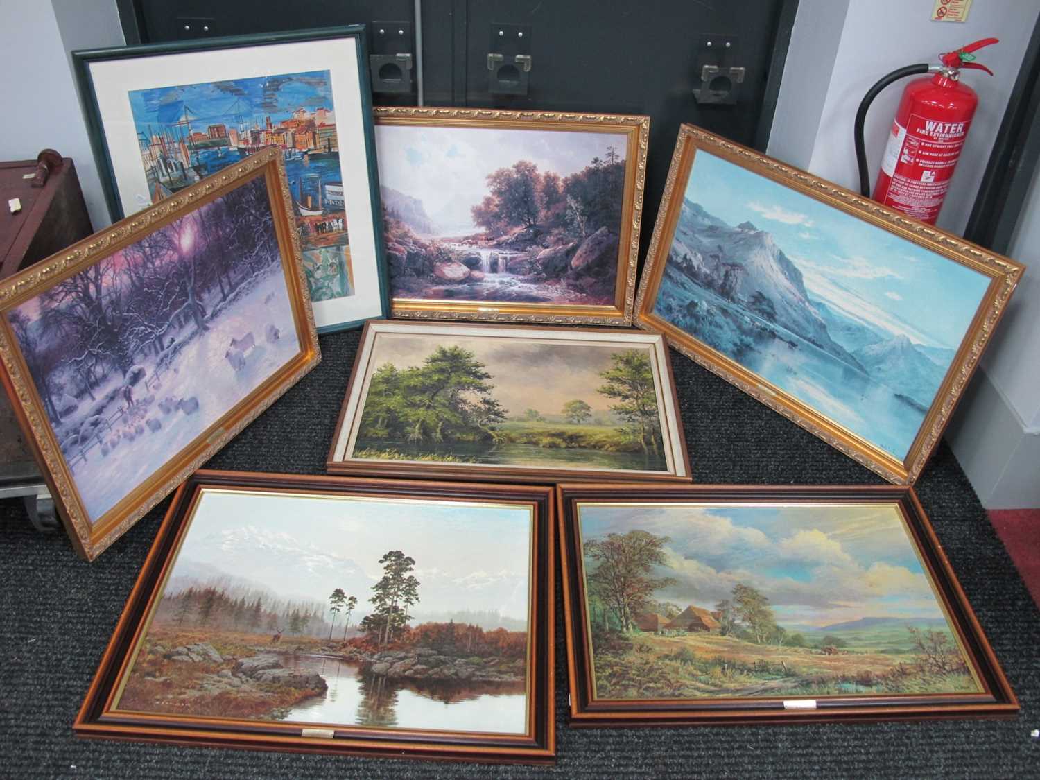 Lot 1048 - Rex N Preston, Countryside Scene with Trees