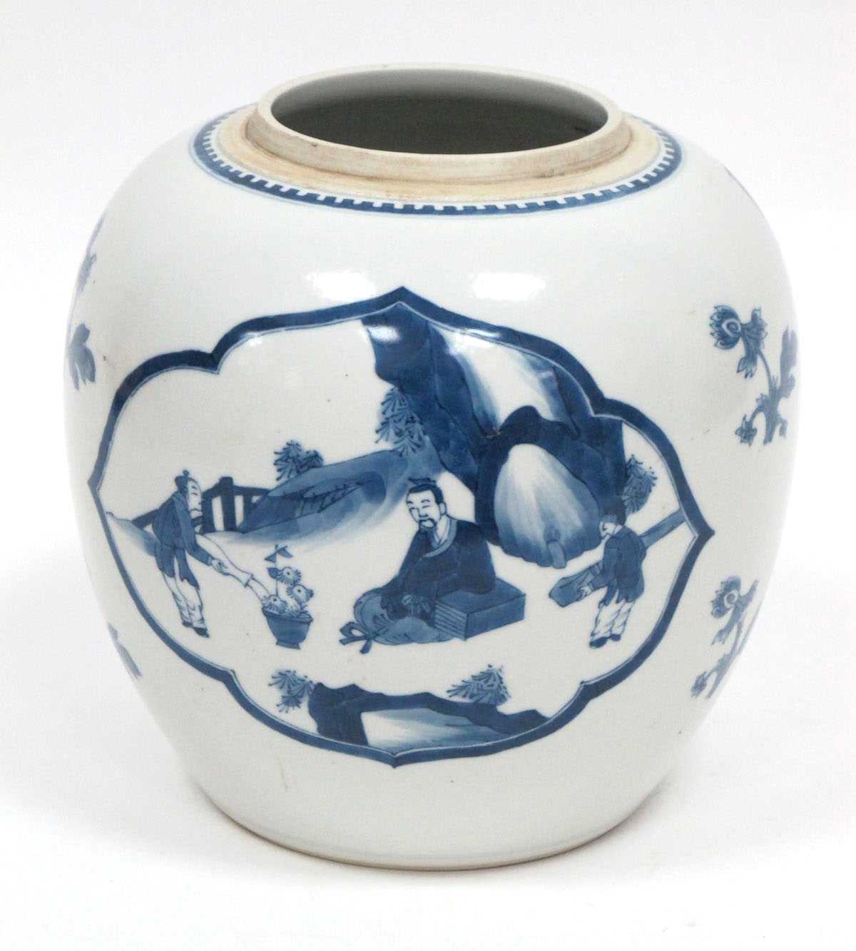 Lot 1122 - A Late XIX Century Chinese Porcelain Ginger