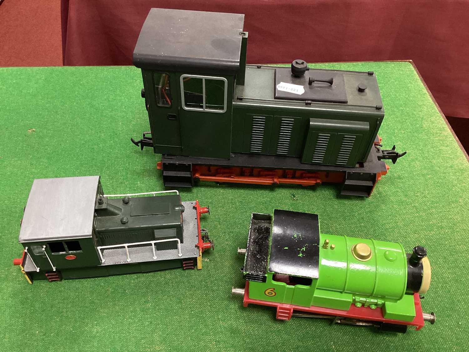 Lot 646 - Three 'O' Gauge/7mm Unboxed Locomotives,