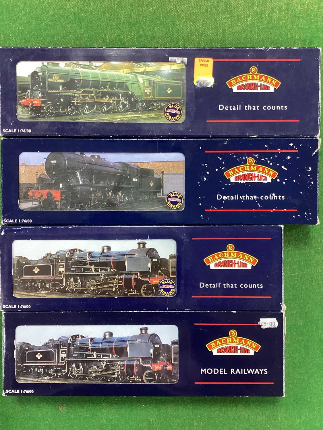 Lot 672 - Four Bachmann 'OO' Gauge/4mm Boxed Steam
