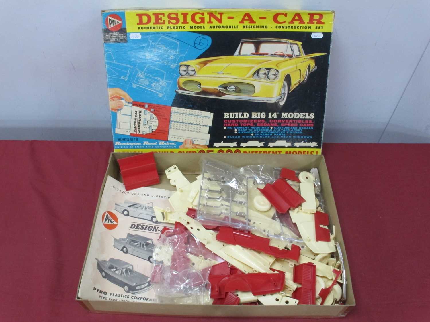 Lot 731 - A 1960s Pyro Plastic Kit for 'Design a Car',