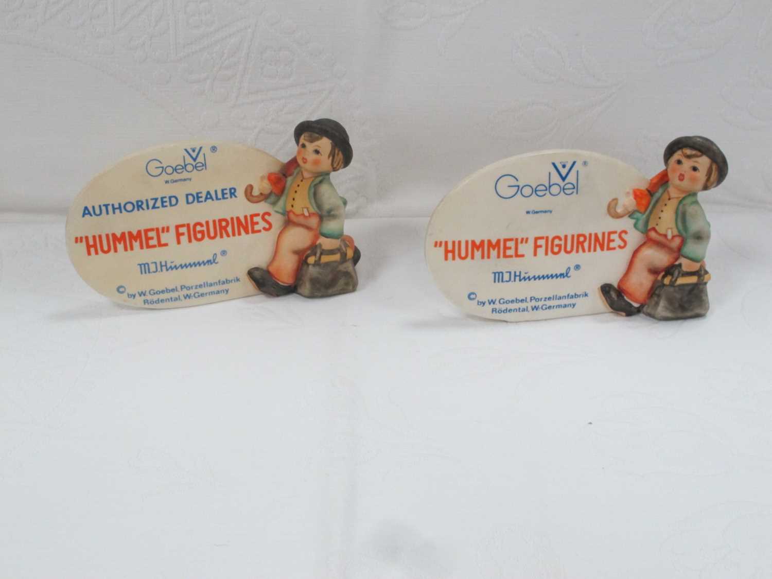 Lot 1274 - 'Hummel Figurines' Oval Display Plaque,