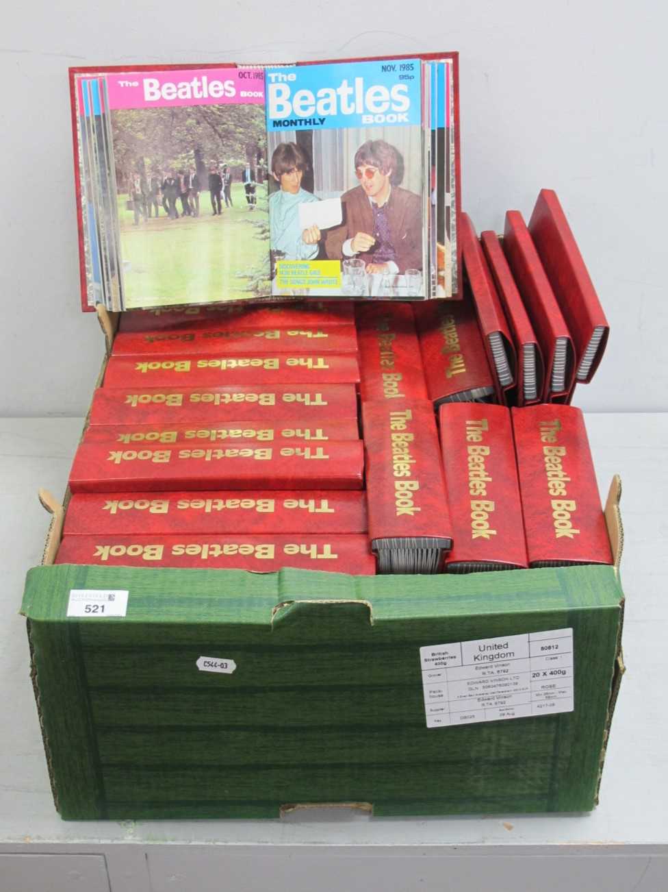 Lot 521 - Beatles Monthly Book Magazines, complete set