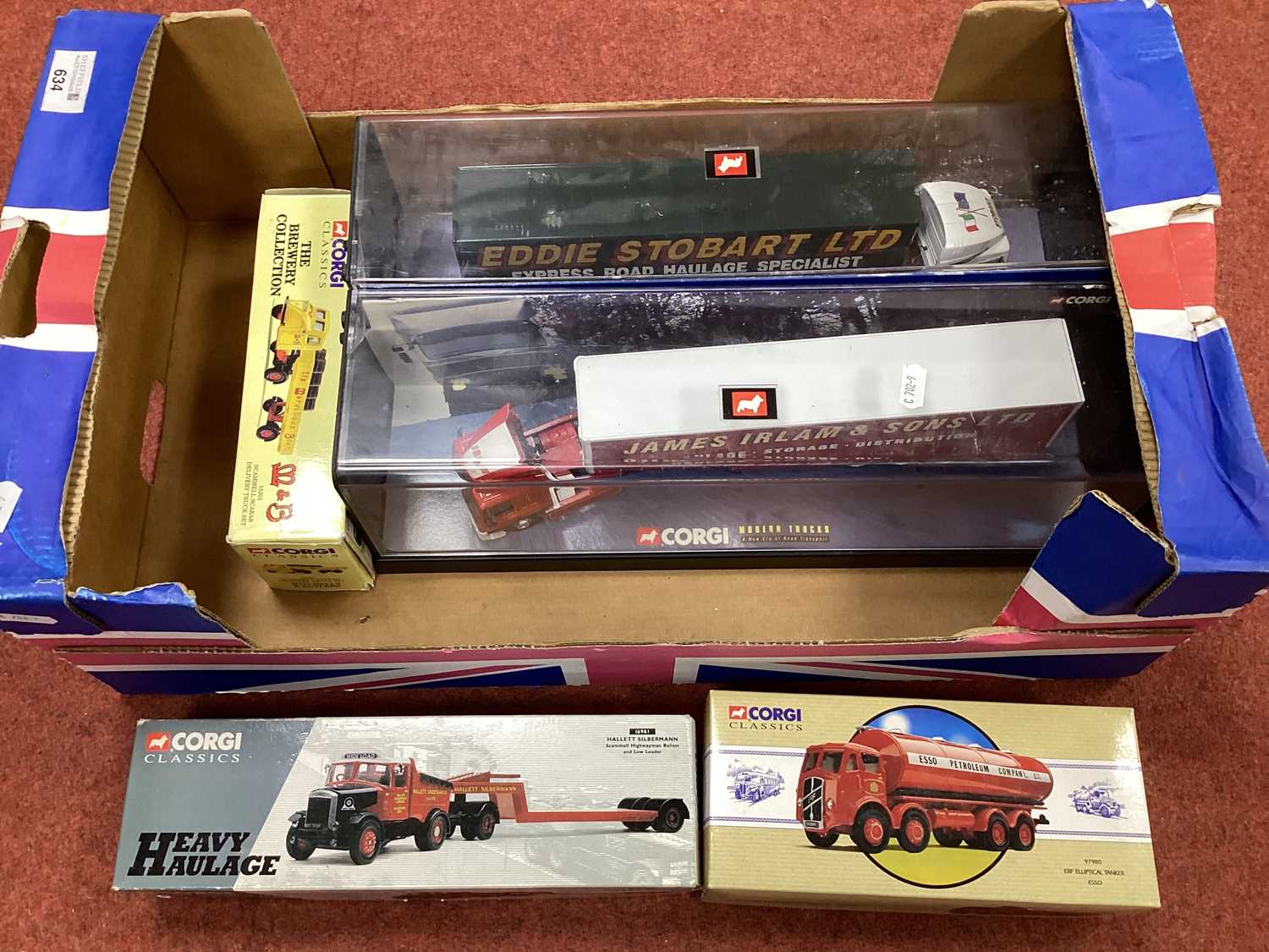 Lot 634 - Five Die-Cast Model Commercial Vehicles by