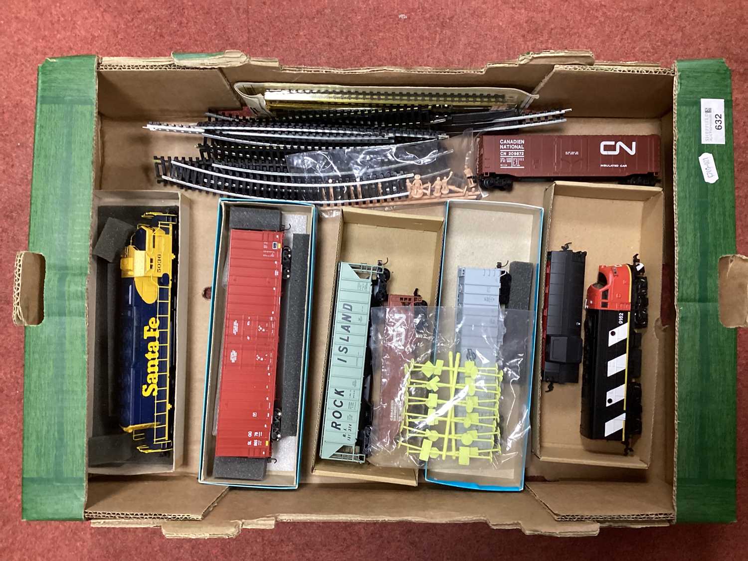 Lot 632 - Quantity of HO American Outline Locomotives