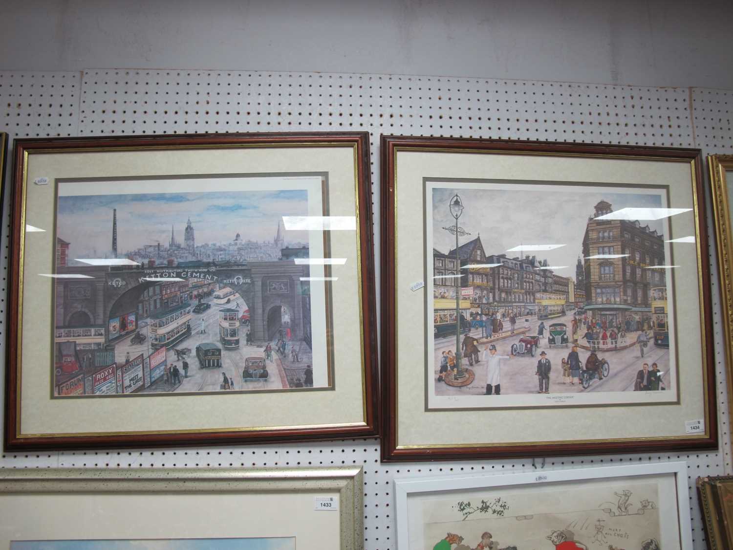 Lot 1434 - Terry Gorman 'The Meeting Corner, artist