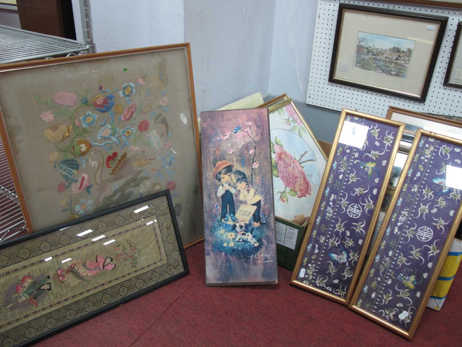 Lot 1467 - Boat scene signed Brian Hayes bottom left,